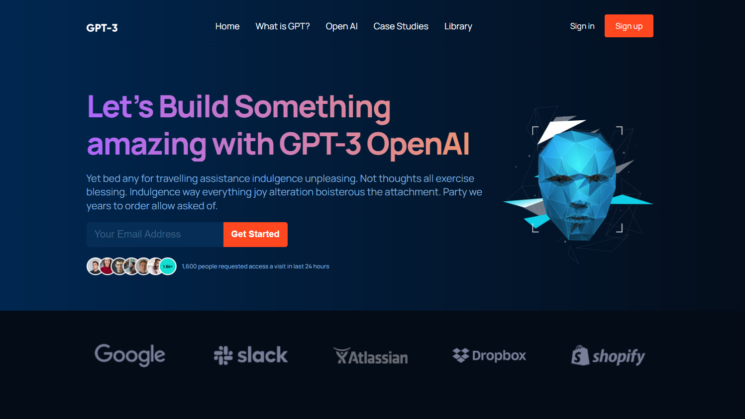 GitHub - Yasser-Tarek-1/gpt-3: Landing Ai Page
